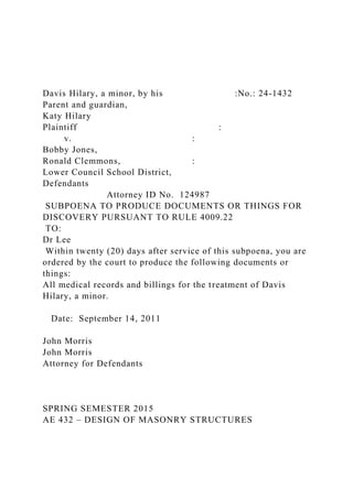 Davis Hilary, a minor, by hisNo. 24-1432Parent and gua.docx