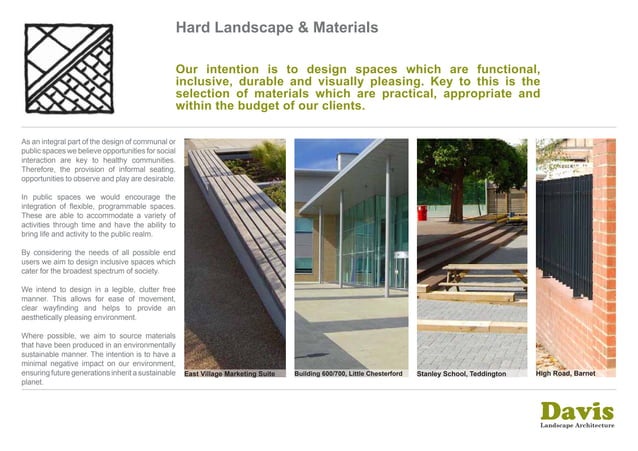Davis landscape architecture brochure 2017b | PPT