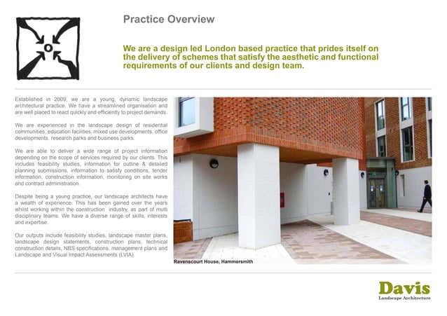 Davis landscape architecture brochure 2017b | PPT