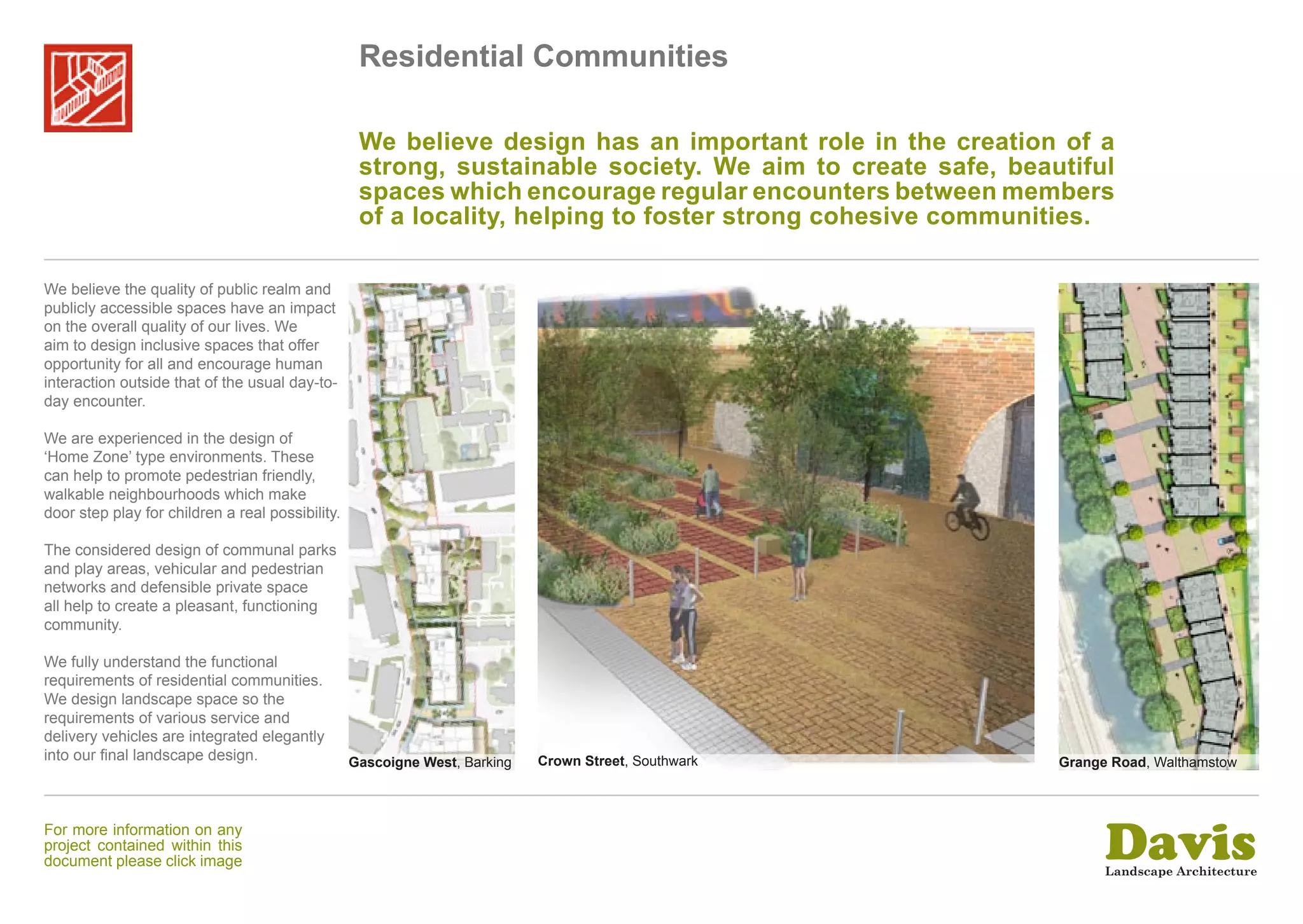 Davis landscape architecture brochure 2019 | PPT