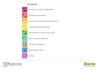 Davis landscape architecture brochure 2019 | PPT