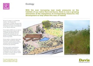 Davis landscape architecture brochure 2019 | PPT