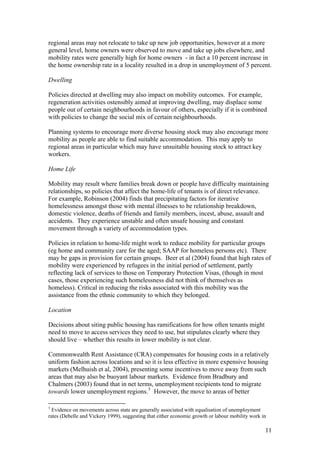 Housing Policy & Residential Mobility | PDF