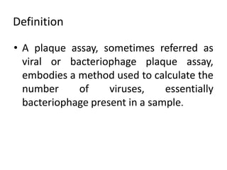 Davis plaque method.pptx recombinant DNA technology | PPTX