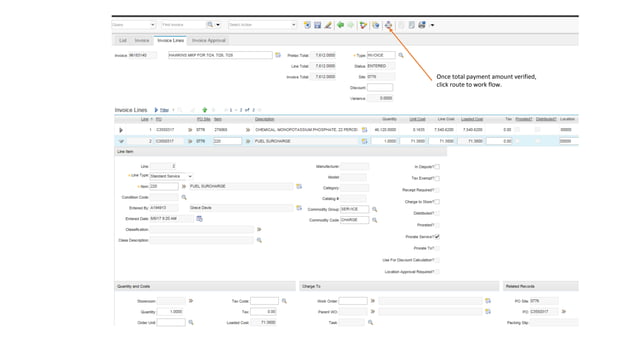 Process for invoice data entry | PPT