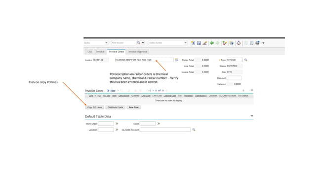 Process for invoice data entry | PPT