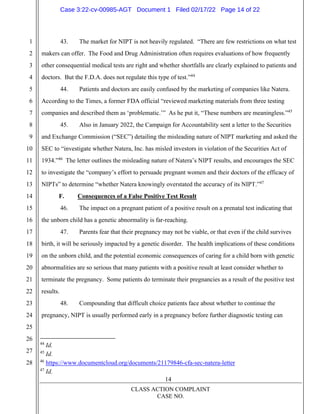 Davis v Natera | PDF