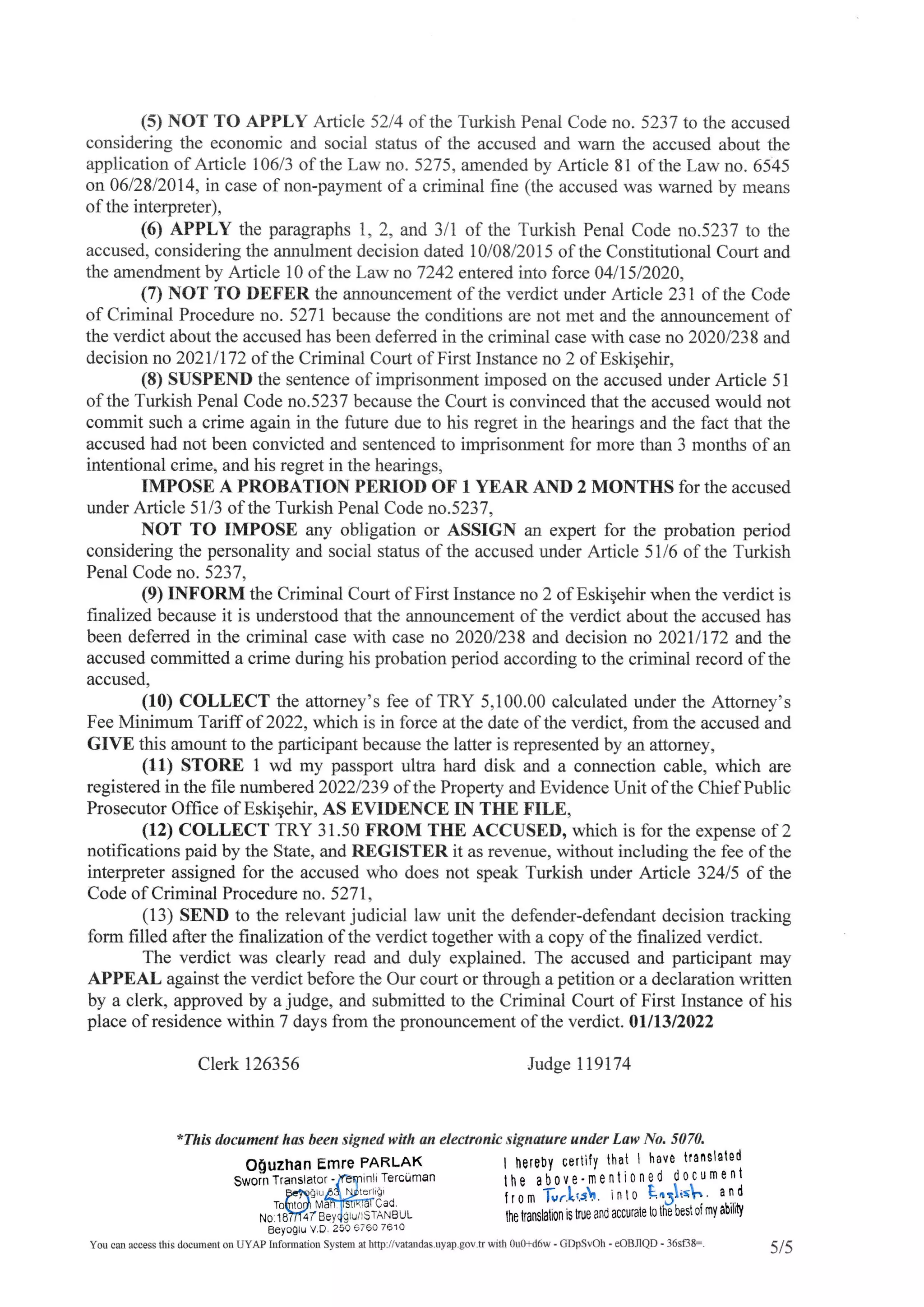 Davood Keshavarz Criminal Conviction Court Order | PDF