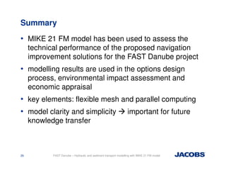 FAST Danube – Hydraulic and sediment transport modelling with MIKE 21 ...