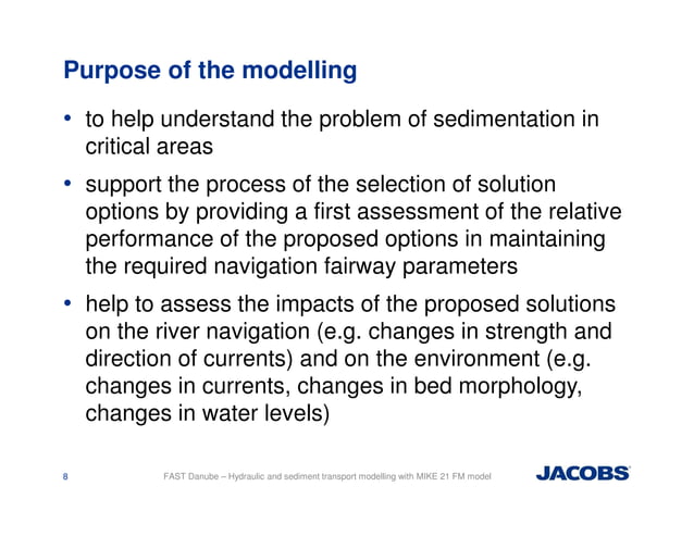 FAST Danube – Hydraulic and sediment transport modelling with MIKE 21 ...