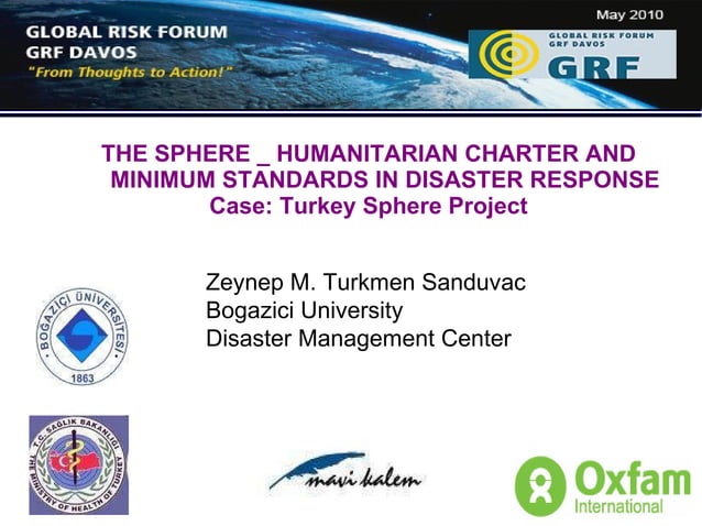 The Sphere Program_ Humanitarian Charter and Minimum Standards in ...