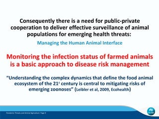 Emerging and Zoonotic Diseases – Strengthening Surveillance Systems | PPT