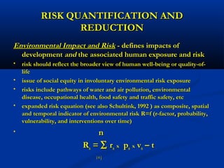 Risk Characterization and Quantification: An Operational Perspective on ...