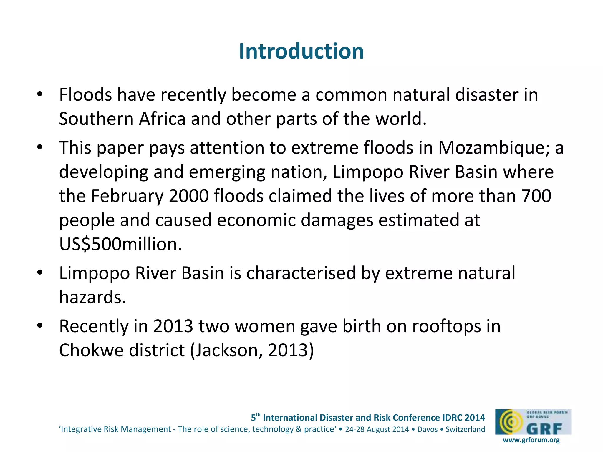 Davos Maposa 2014-IDRC14 | PPT
