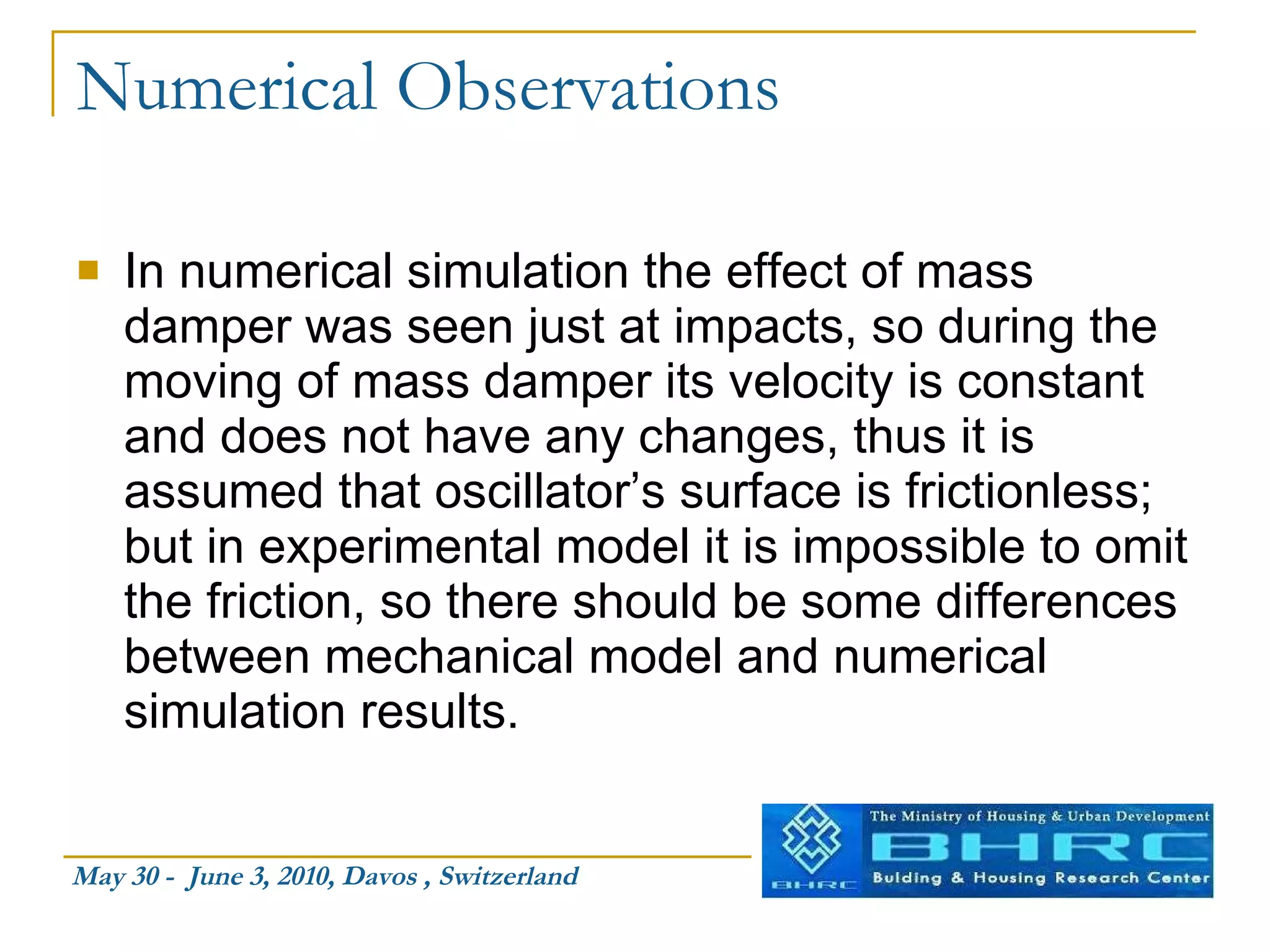 Analitical and Experimental Studies to Reduce Seismic Vibratioin in ...