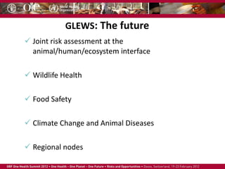 The Joint FAO/OIE/WHO Global Early Warning System for Animal Diseases ...