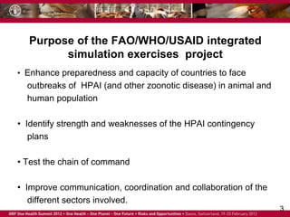Strengthening One Health approaches through tabletop simulation ...