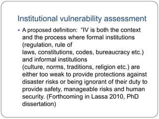 Polycentric Governance of Disaster Risk Reduction: An Introduction to a ...