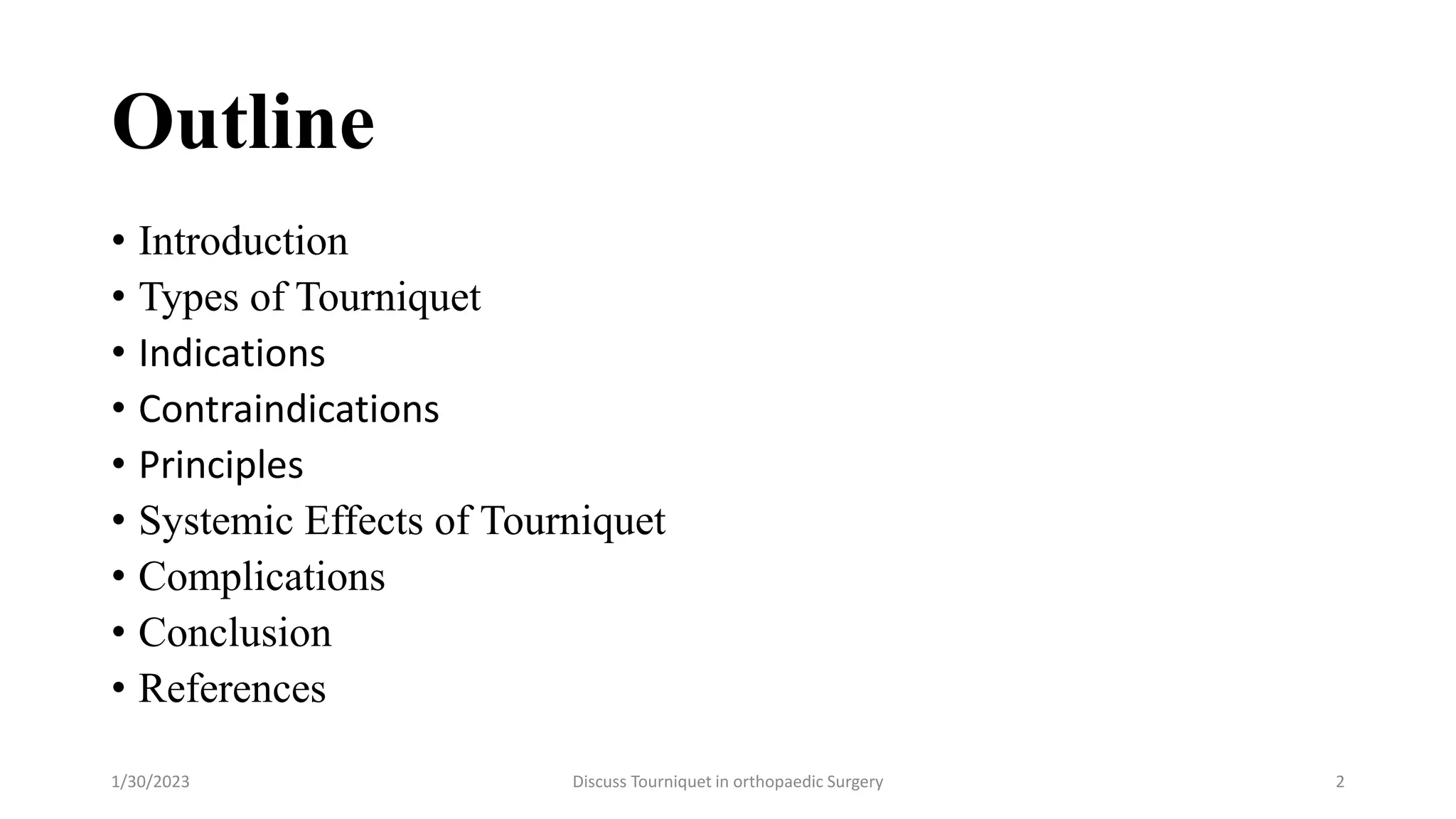 principles of tourniquet in orthopaedic surgery.pptx