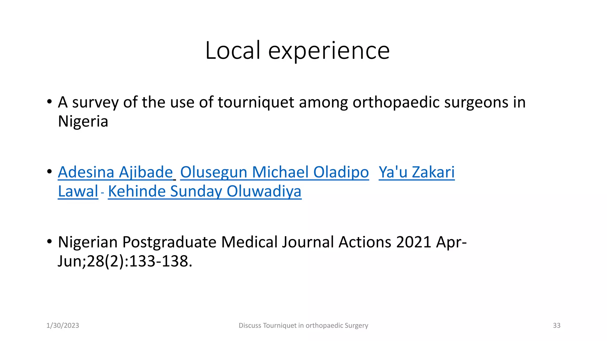 principles of tourniquet in orthopaedic surgery.pptx
