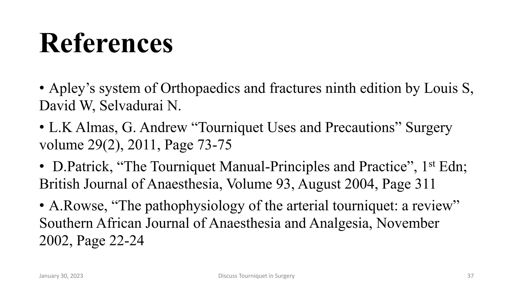 principles of tourniquet in orthopaedic surgery.pptx