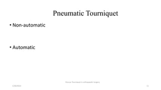 principles of tourniquet in orthopaedic surgery.pptx