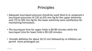 principles of tourniquet in orthopaedic surgery.pptx