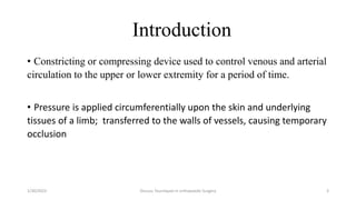 principles of tourniquet in orthopaedic surgery.pptx