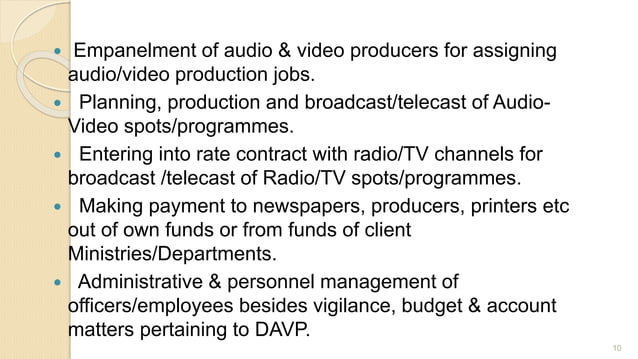 Davp | PPTX | Advertising Industry | Industries