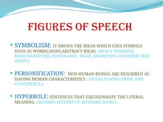 Power point presentation Aunt Jennifer's Tiger | PPT