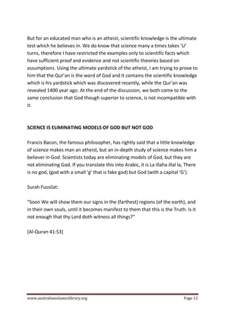 Dawah for atheirsts | PDF