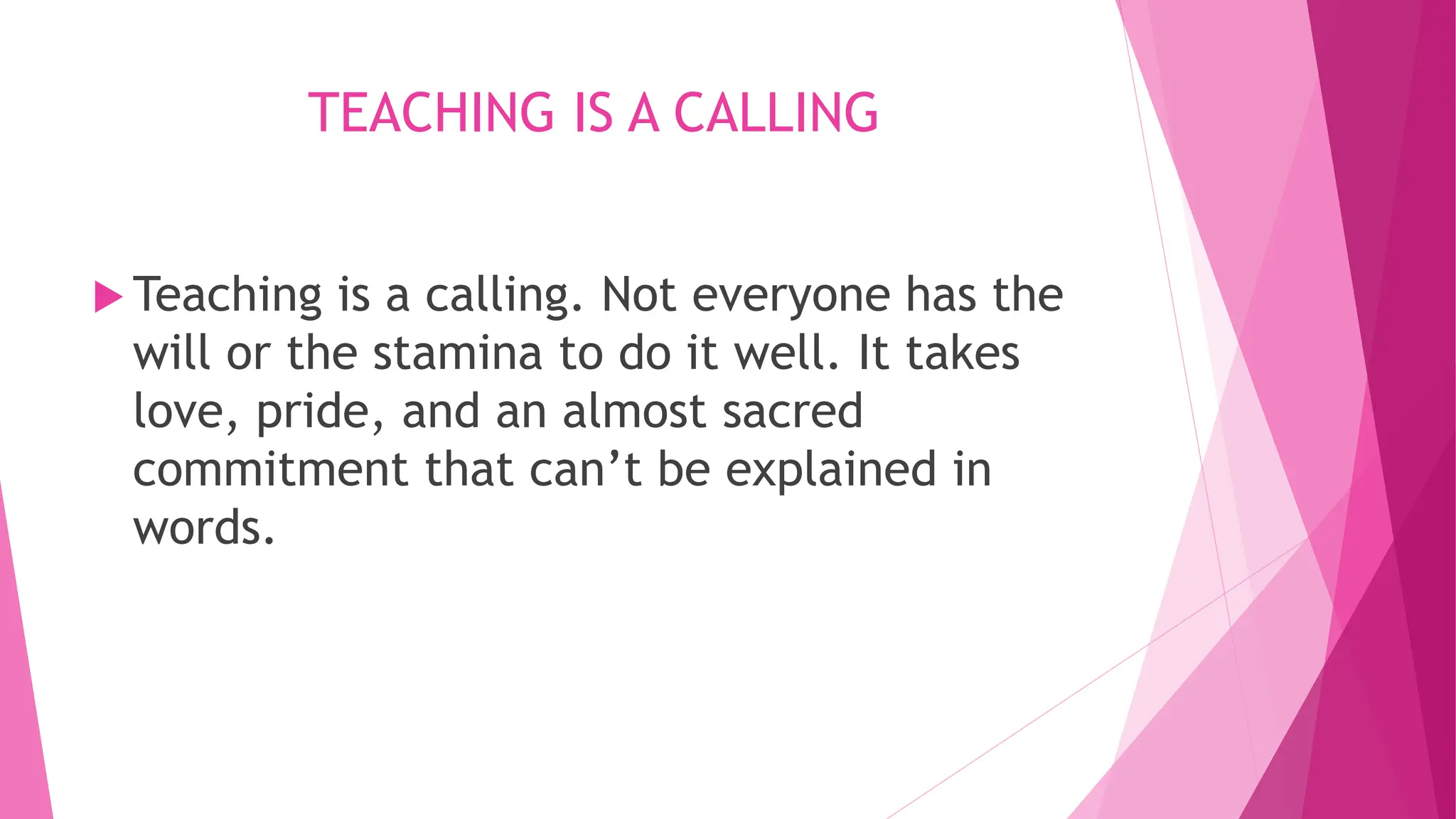 The Teaching Profession ppt.........................pptx