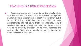 The Teaching Profession ppt.........................pptx