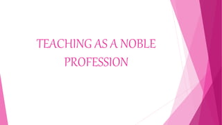 The Teaching Profession ppt.........................pptx