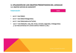 3. Utilización de los objetos predefinidos del lenguaje | PDF