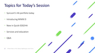 Introducing the Latest in High Availability from Syncsort | PDF