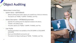 Security 101: IBM i Security Auditing and Reporting | PDF