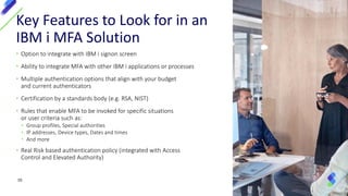 Security 101: Multi-Factor Authentication for IBM i | PDF