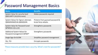 Security 101: Multi-Factor Authentication for IBM i | PDF