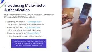 Security 101: Multi-Factor Authentication for IBM i | PDF