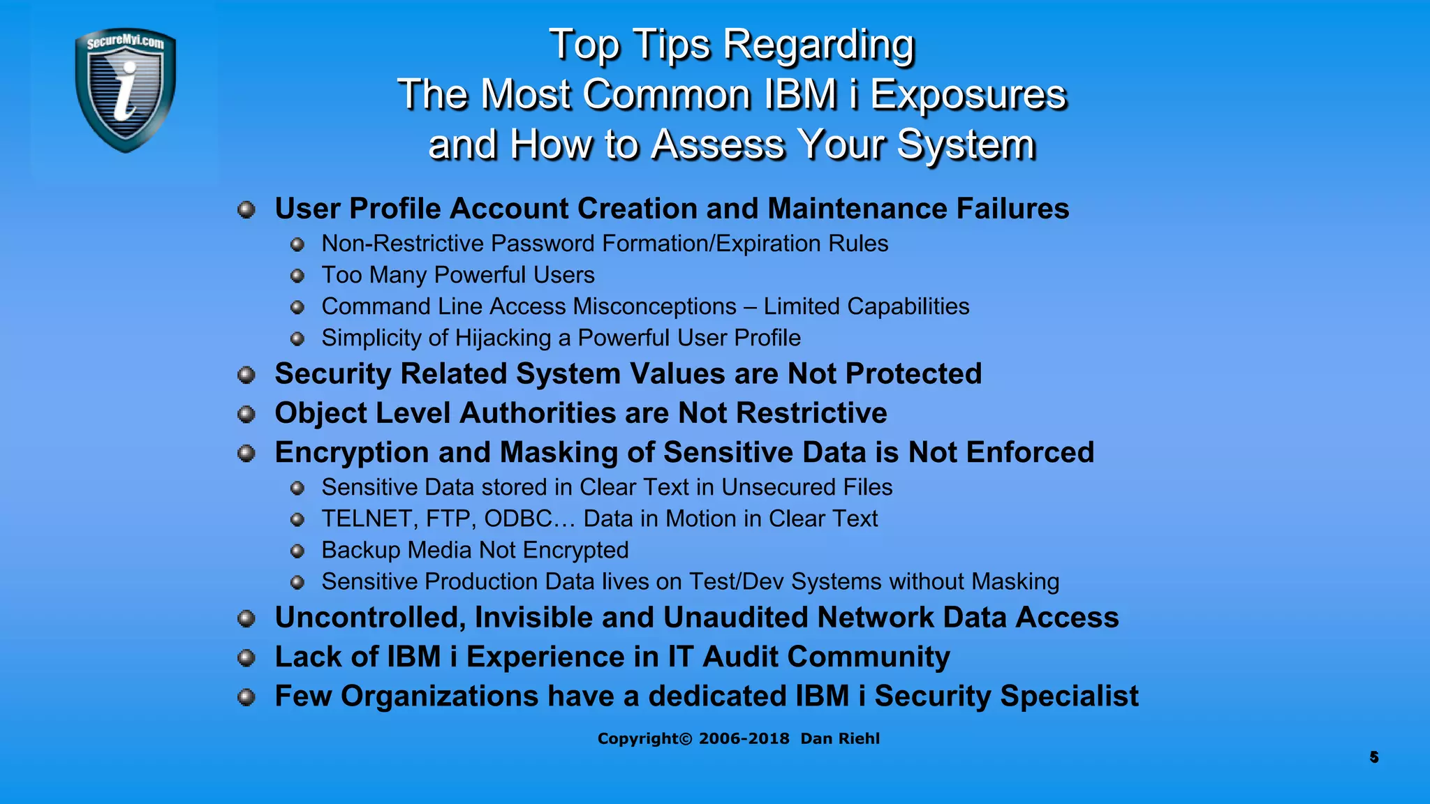 Top Ten Tips for IBM i Security and Compliance | PDF