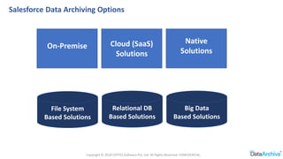 How to create a successful data archiving strategy for your Salesforce Org. | PDF