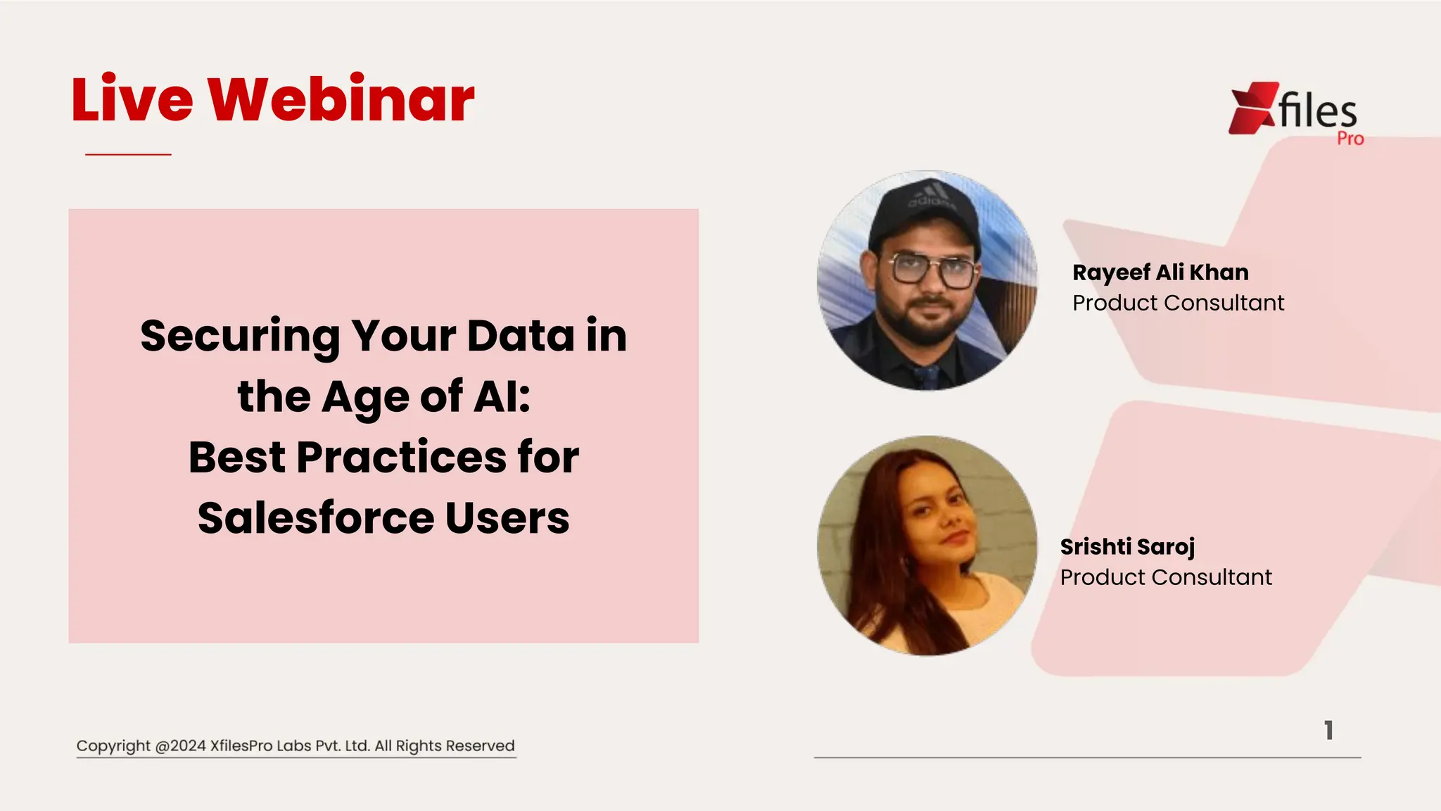 Webinar: Securing Your Salesforce Data in the Age of AI | End-to-end Data Strategy | PPT
