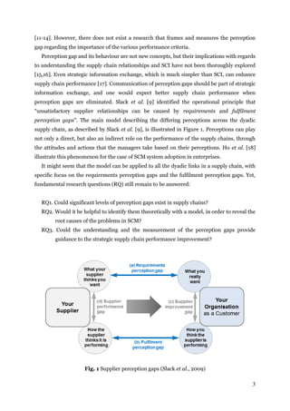 Modelling the supply chain perception gaps | PDF