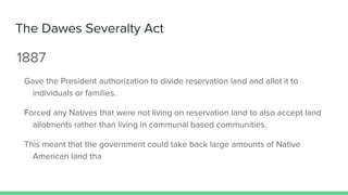 Dawes act | PPTX