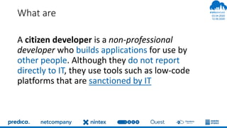 [PU&D] - Power Platform only for Citizen Developers? | PPT