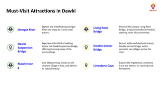 Dawki Tour Packages: Crystal Clear River | PPT