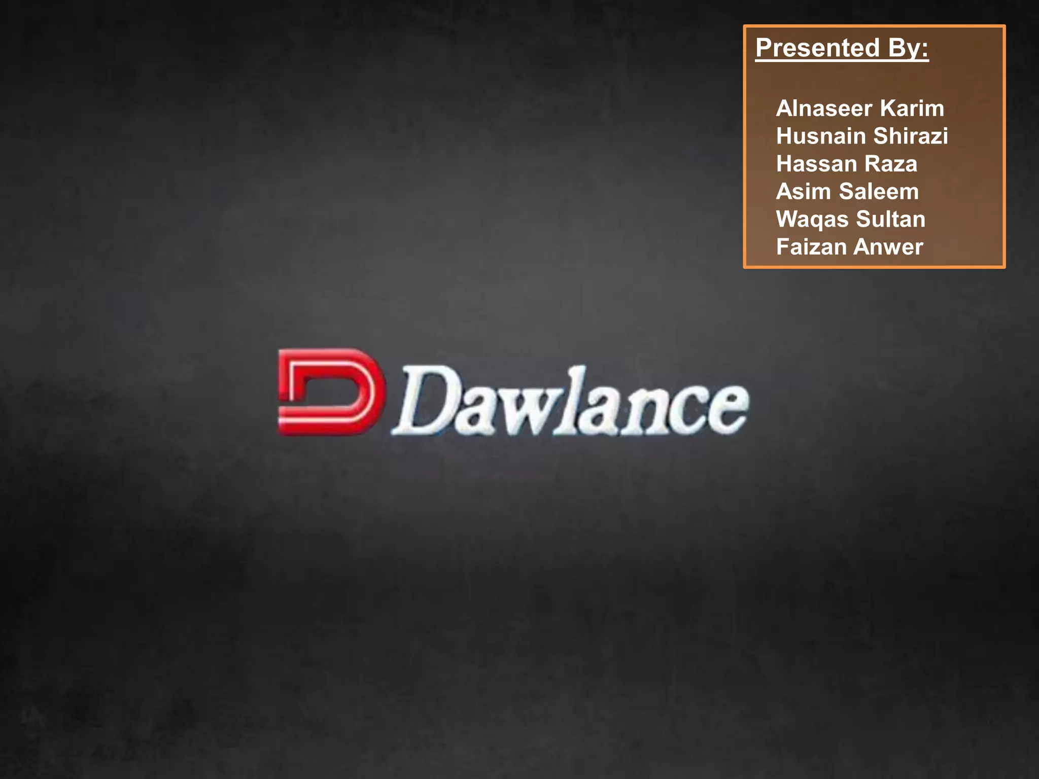 Dawlance | PPTX
