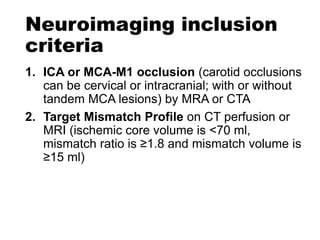 DAWN and DEFUSE 3 trial | PPTX