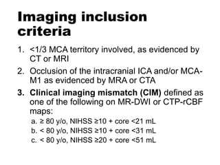 DAWN and DEFUSE 3 trial | PPTX